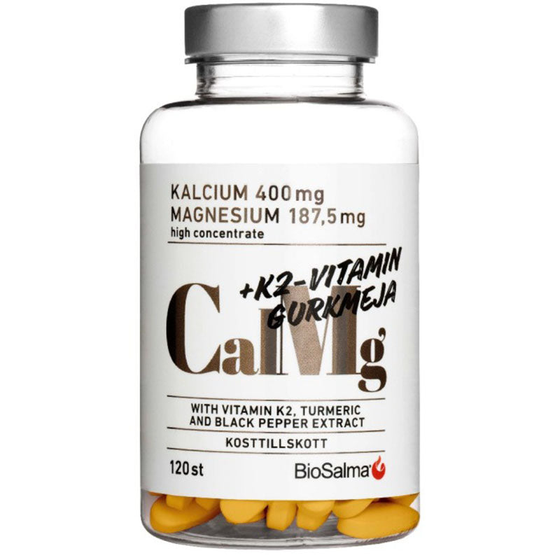 BioSalma KalMag 400/187,5 mg 120 kapslar– nordselection
