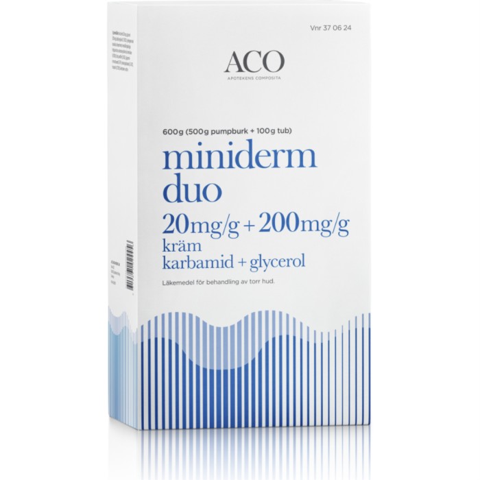 ACO Miniderm Duo kräm 20 mg/g + 200 mg/g 600 g– nordselection