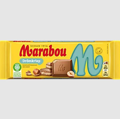 Marabou Mjolkchoklad Dromkrisp 100g– nordselection