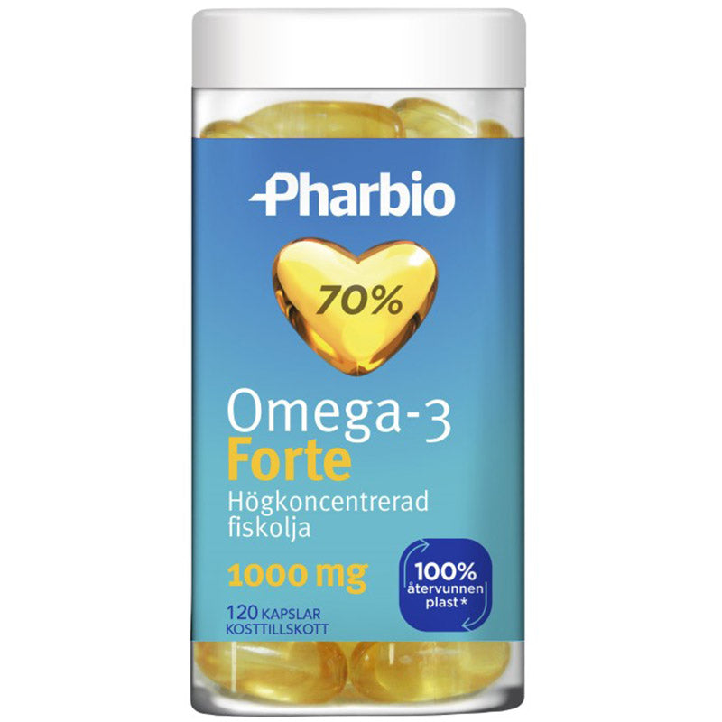 Pharbio Omega-3 Forte 120 kapslar– nordselection