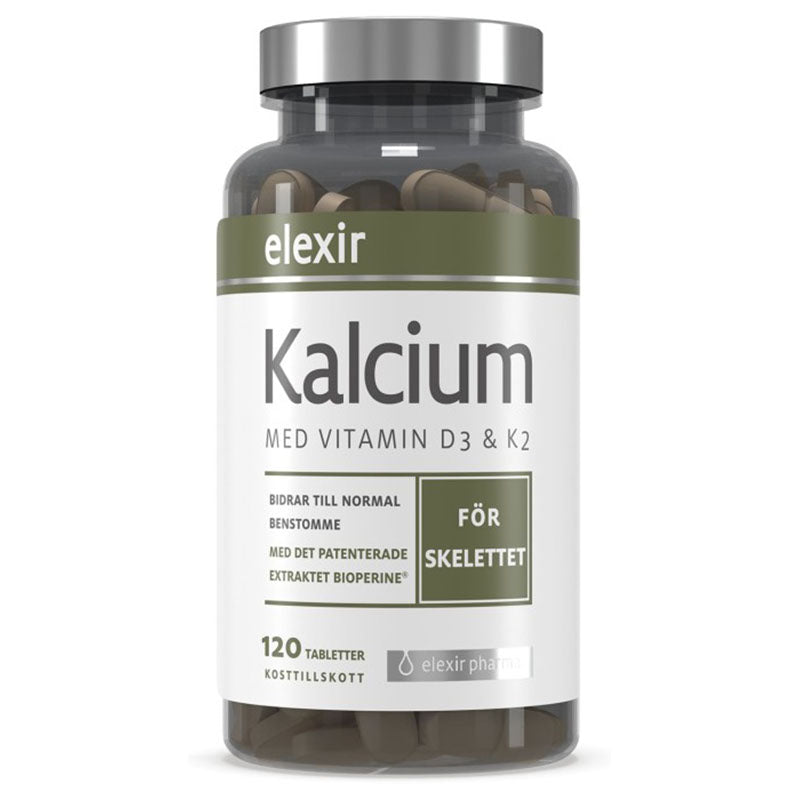 Elexir Kalcium 120 tabletter– nordselection