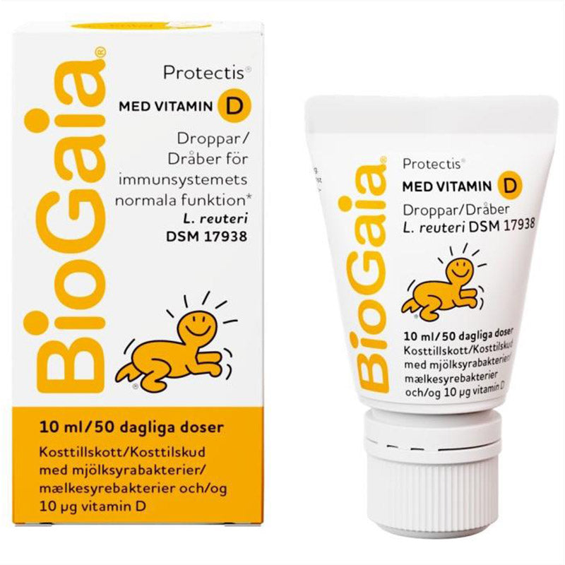 BioGaia Protectis droppar med vitamin D 10 ml– nordselection